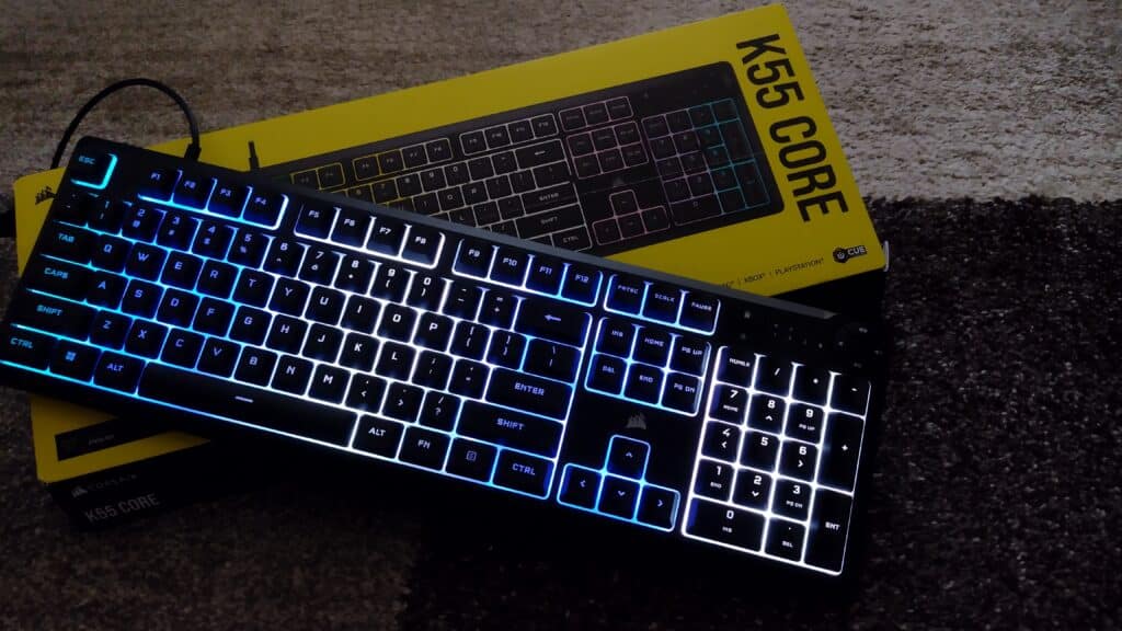 Recenzja Corsair K55 Core – nowej klawiatury odpornej na zalanie ...